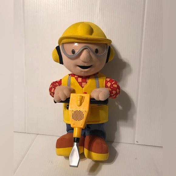 Hasbro | Toys | Hasbro Toy Bob The Builder Sound Jack Hammer Plush Toy ...